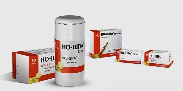 Нойр булчирхайн үрэвсэлээс үүдэлтэй no-shpa