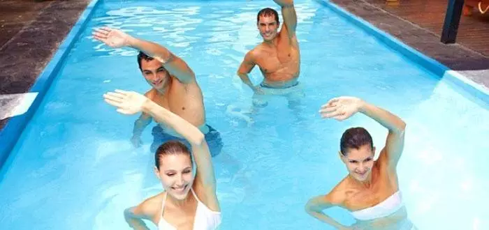 Pool workouts for men and women