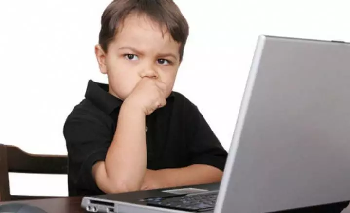 Child at the computer