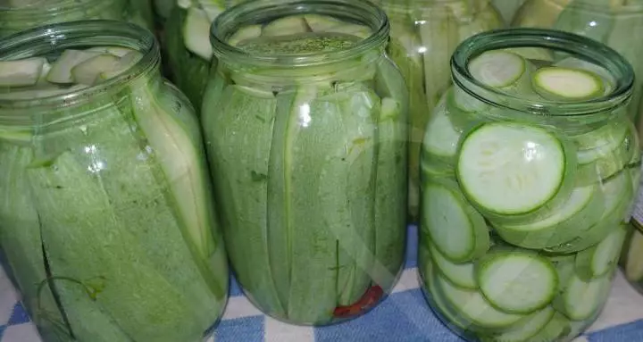 Zucchine in vasetto