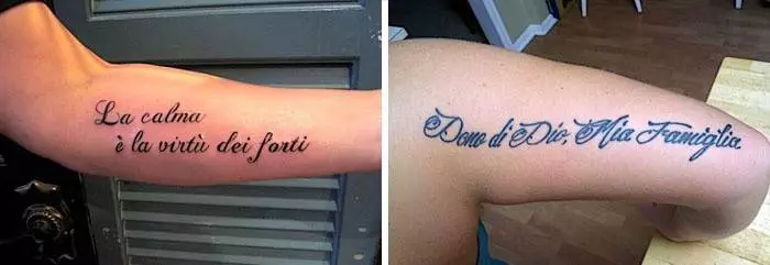 Tatuagem em italiano