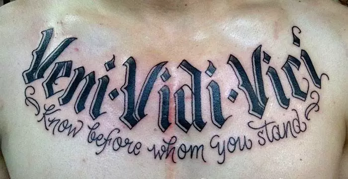 Tattoo ya Kilatini