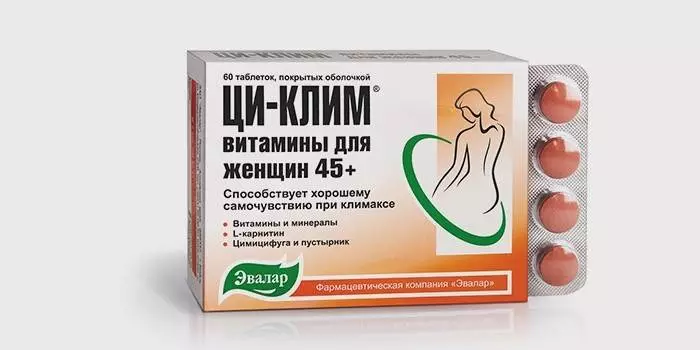 Tsi-Klim - مستحضر عشبي للنساء المصابات بسن اليأس