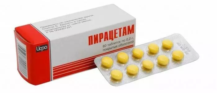 Tablete Piracetam pentru a îmbunătăți funcția creierului