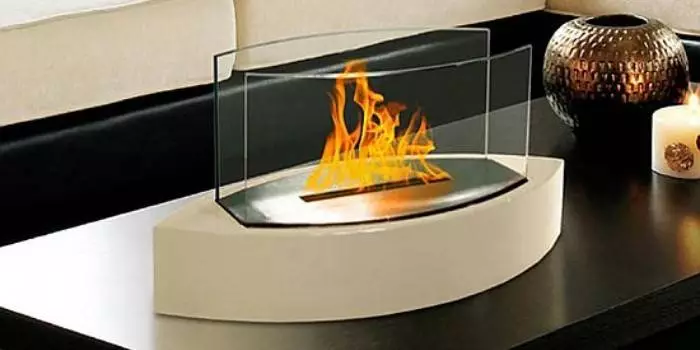 Fireplace table