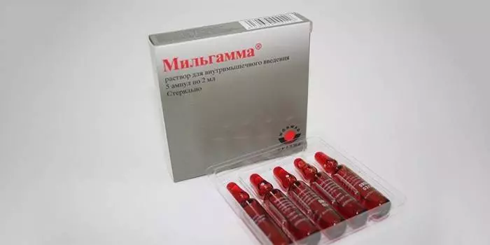 Medikuntza ampoletan Milgamma