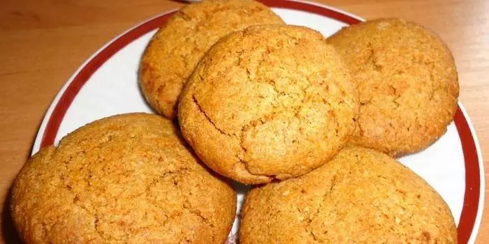 Oatmeal cookies sareng madu