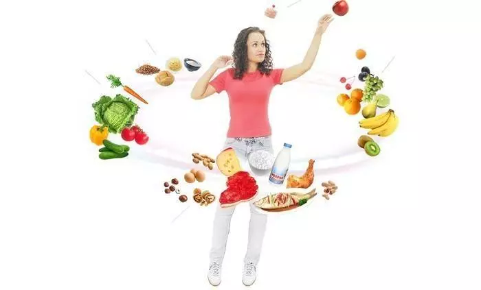 Diet of a girl for weight loss