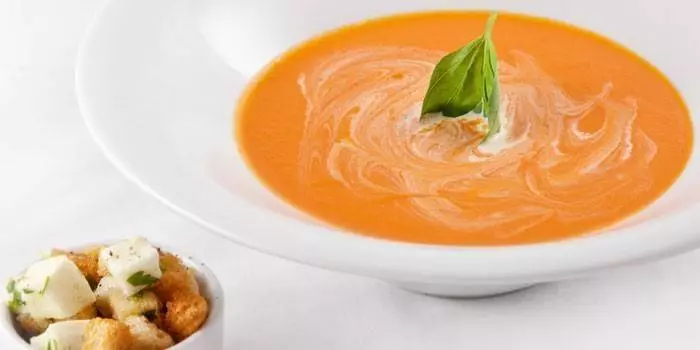 Агародніннай крэм-суп на аснове гарбузы