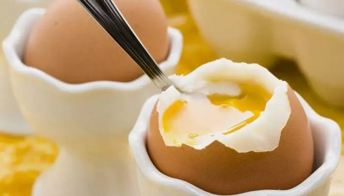 Saggekookte eier