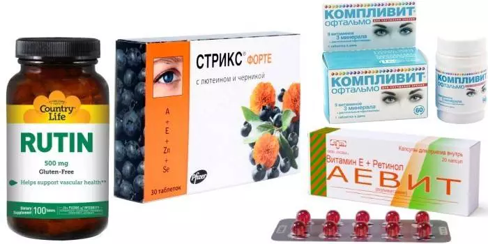 Vitamine zur Verbesserung der Sehkraft
