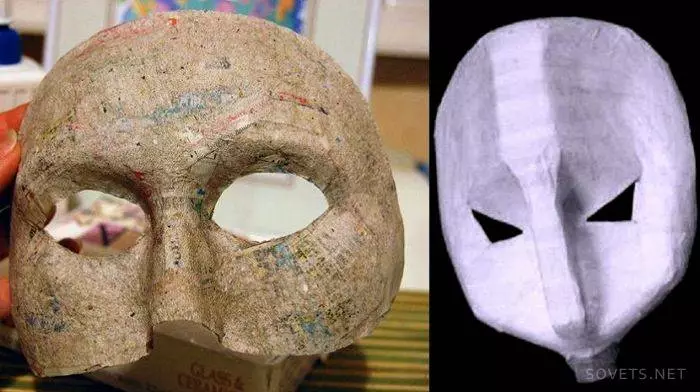 виготовлення карнавальної маски з пап'є-маше