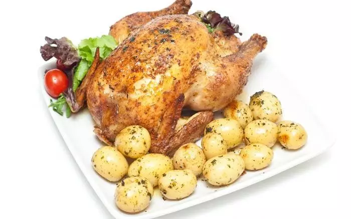 Piletina na žaru sa krompirom