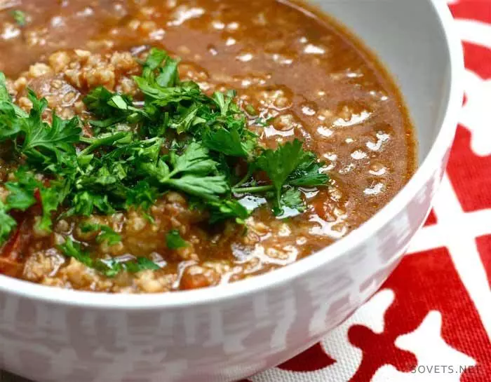 vegetarian soup kharcho
