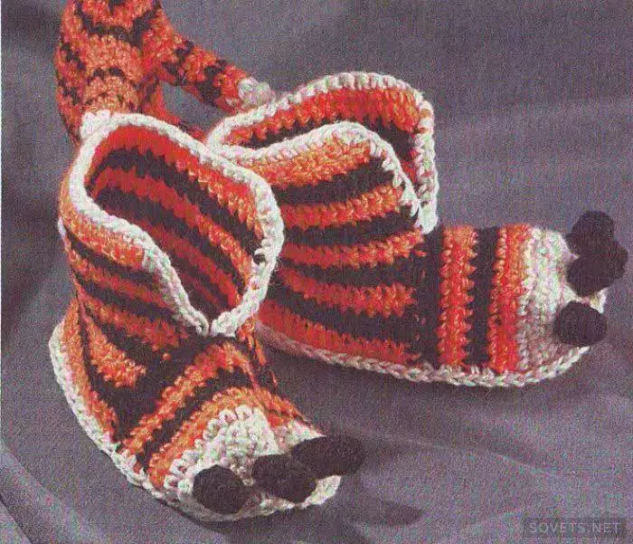 Papuče u obliku tigrovih šapa
