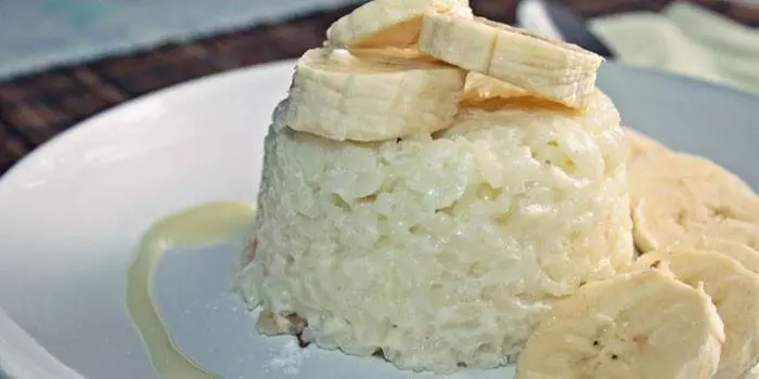 Banana Rice Pudding