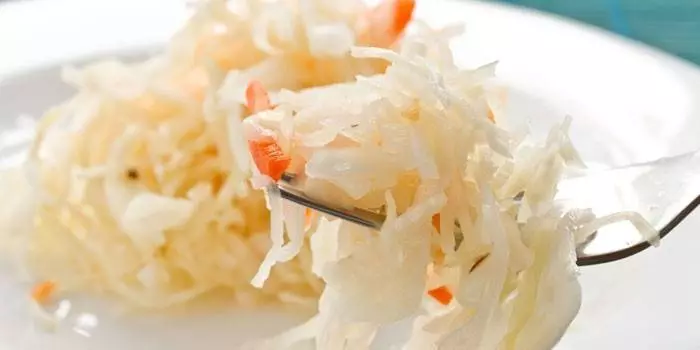 Sauerkraut op enger Platte