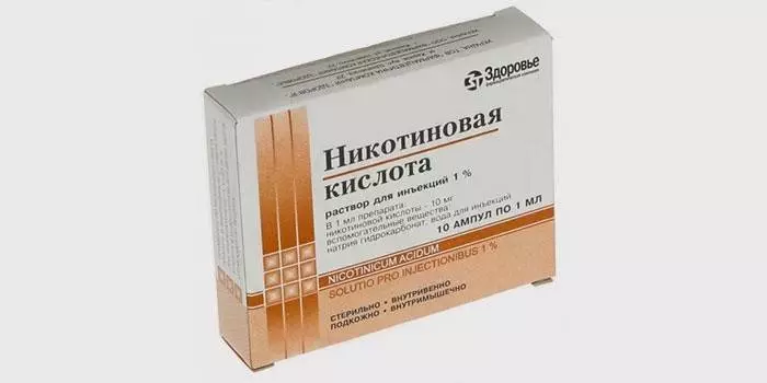 Ampoules asidra nikotinika