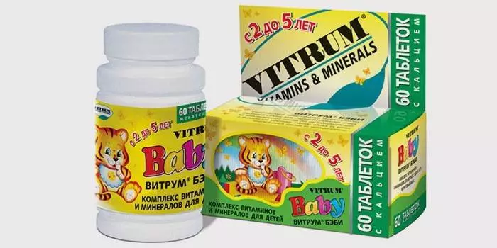 Vitrum Baby vitamin fun awọn ọmọde