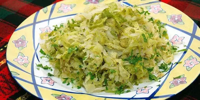 Pickled Savoy Cabbage Salad