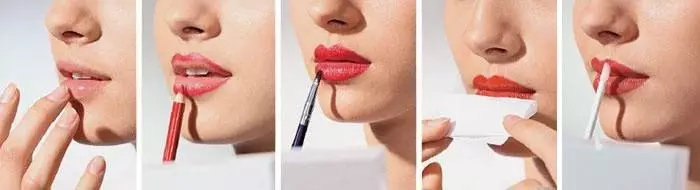 Lipstick application technique
