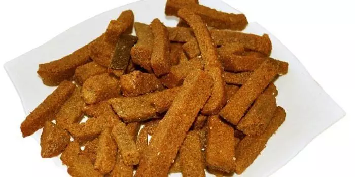 Rye croutons