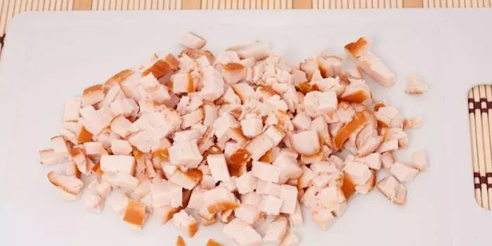 Smoked chicken breast, diced