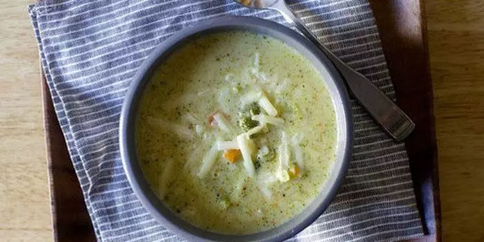 Soupe au Fromage avec Cheddar