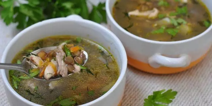 Poulet Lentil Suppe