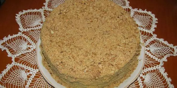Snel in de pan gebakken cake