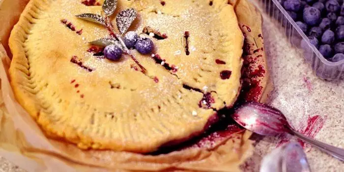 Rufe blueberry kek