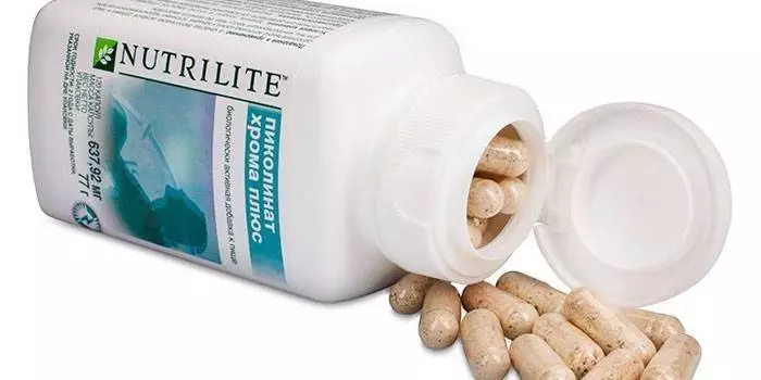 Nutrilite မှ Chromium picolinate ဆေးတောင့်