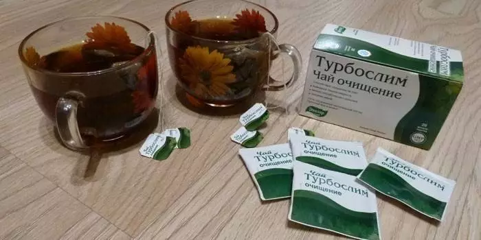 Ачышчальны чай з лінейкі Турбослим