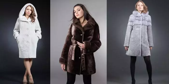 Photo of girls in muton fur coats