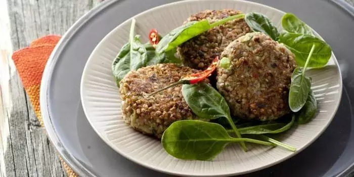 Buckwheat cutlets na poteto