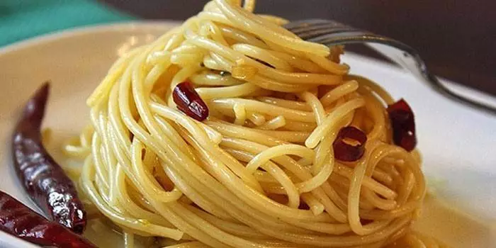 Chili spaghetti