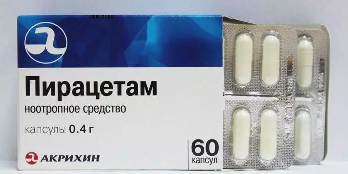 Δισκία Piracetam σε συσκευασία