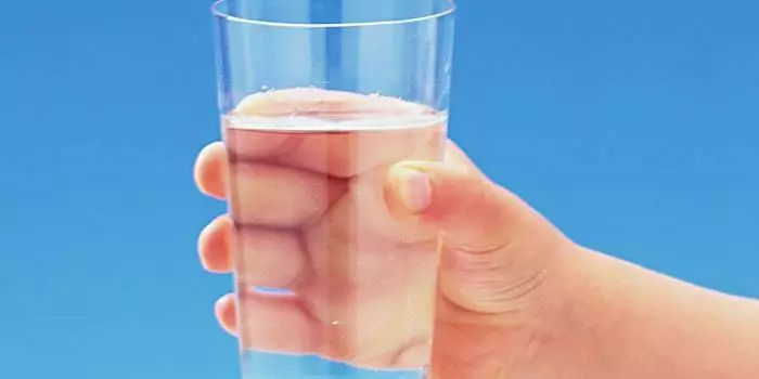 Glas med vatten
