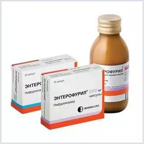 Tabledi ar gyfer dolur rhydd i oedolion a phlant - Levomycetin, Imodium, Furazolin, Enterofuril 381_7