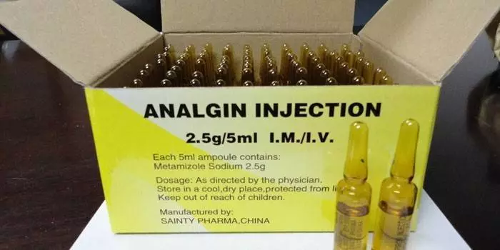 ampoules میں Analgin