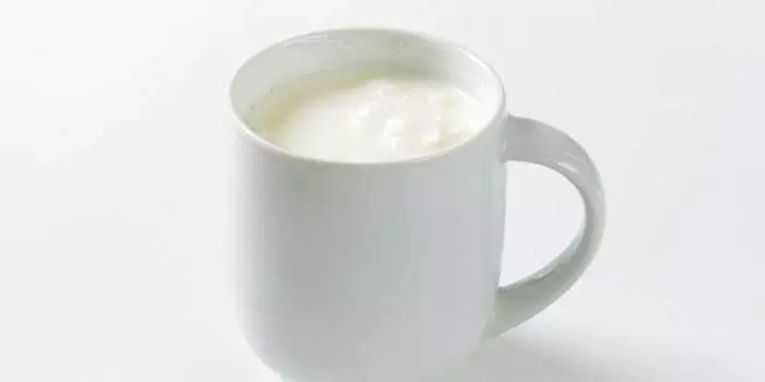 Kefir in a cup