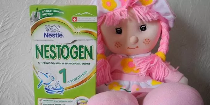 Motsoako oa Hypoallergenic Nestogen