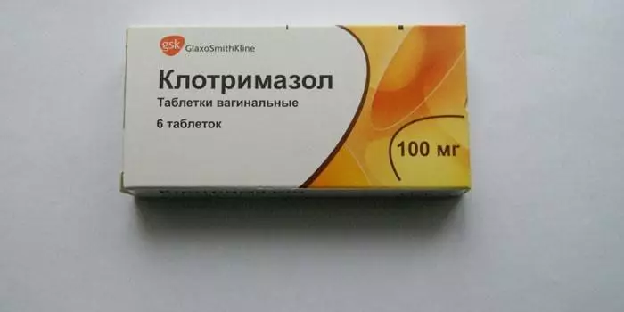Tabletoj de klotrimazolo