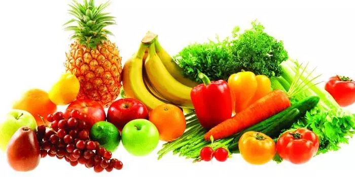 Frutas y vegetales