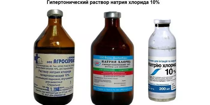 10% hypertonic solution