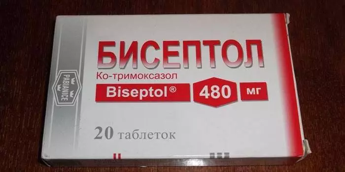 Biseptol tablette in die verpakking