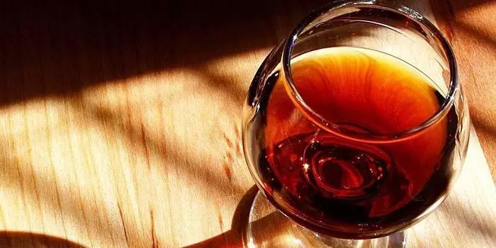 Cognac i et glass