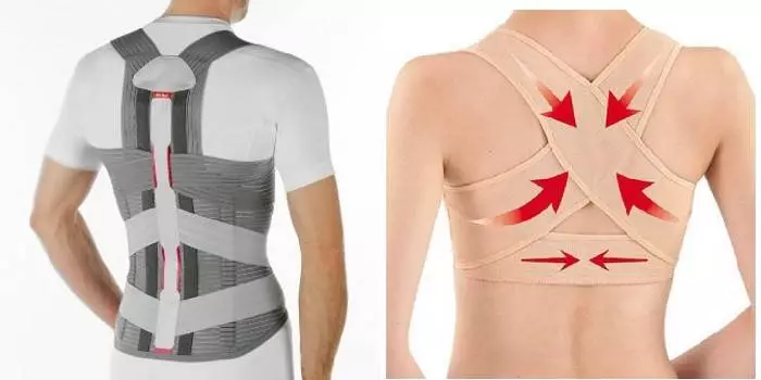 Scoliosis ndi thoracolumbar corset