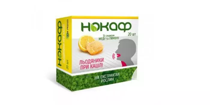 Packaging of Nokaf Cough Lozenges