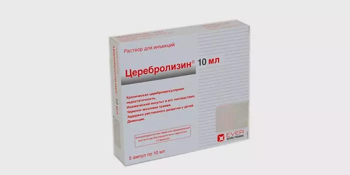 A Cerebrolysin gyógyszer csomagolása